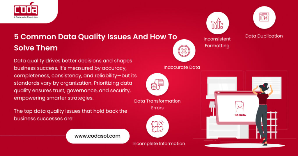 5 Common data quality issues and how to solve them - CODA Technology ... 5 Common data quality issues and how to solve them - CODA Technology ...