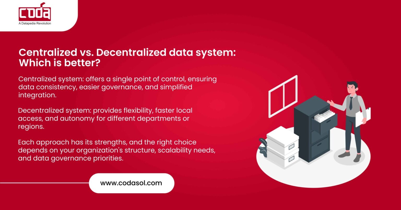 Centralized vs. Decentralized data system: Which is better? - CODA Technology Solutions