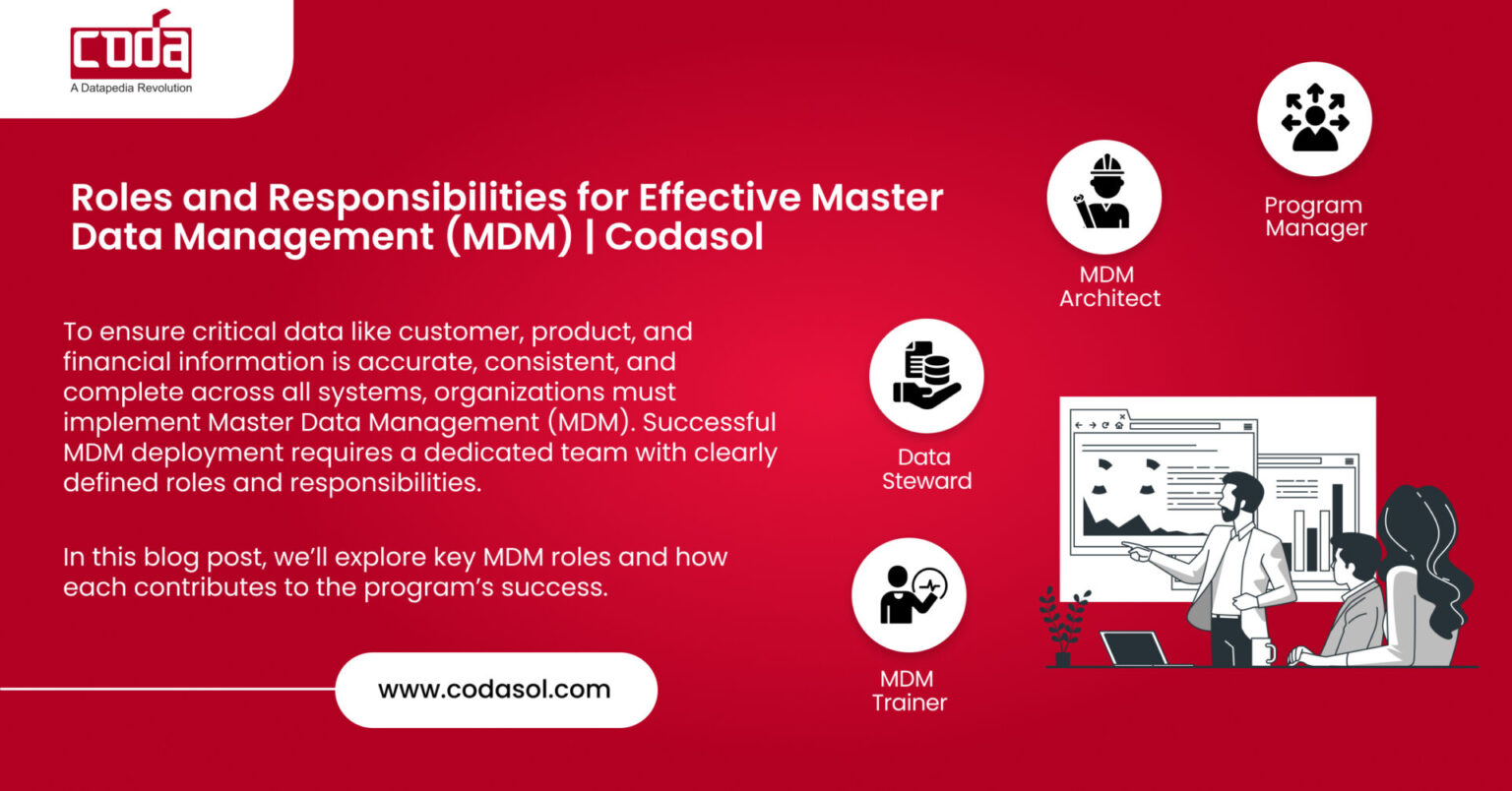 Roles and Responsibilities for effective Master Data Management (MDM ...