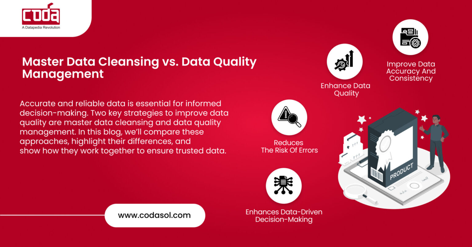 Master Data Cleansing vs. Data Quality Management - CODA Technology Solutions