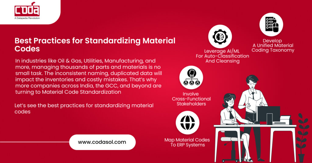Best Practices for Standardizing Material Codes - CODA Technology Solutions
